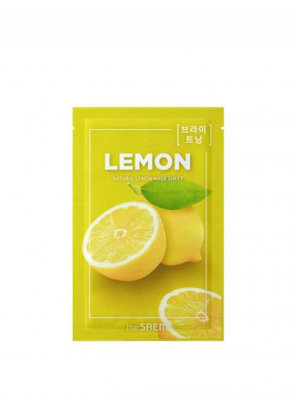 THE SAEMNatural Lemon Mask Sheet - Glow Time