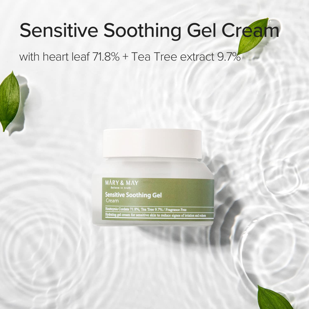 MARY & MAYSensitive Soothing Gel Cream70g - Glow Time