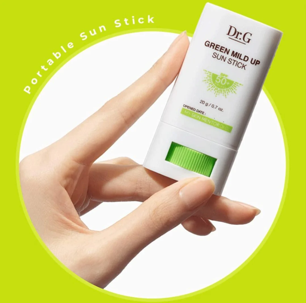 DR. G Green Mild Up Sun Stick SPF50+PA++++ - Glow Time
