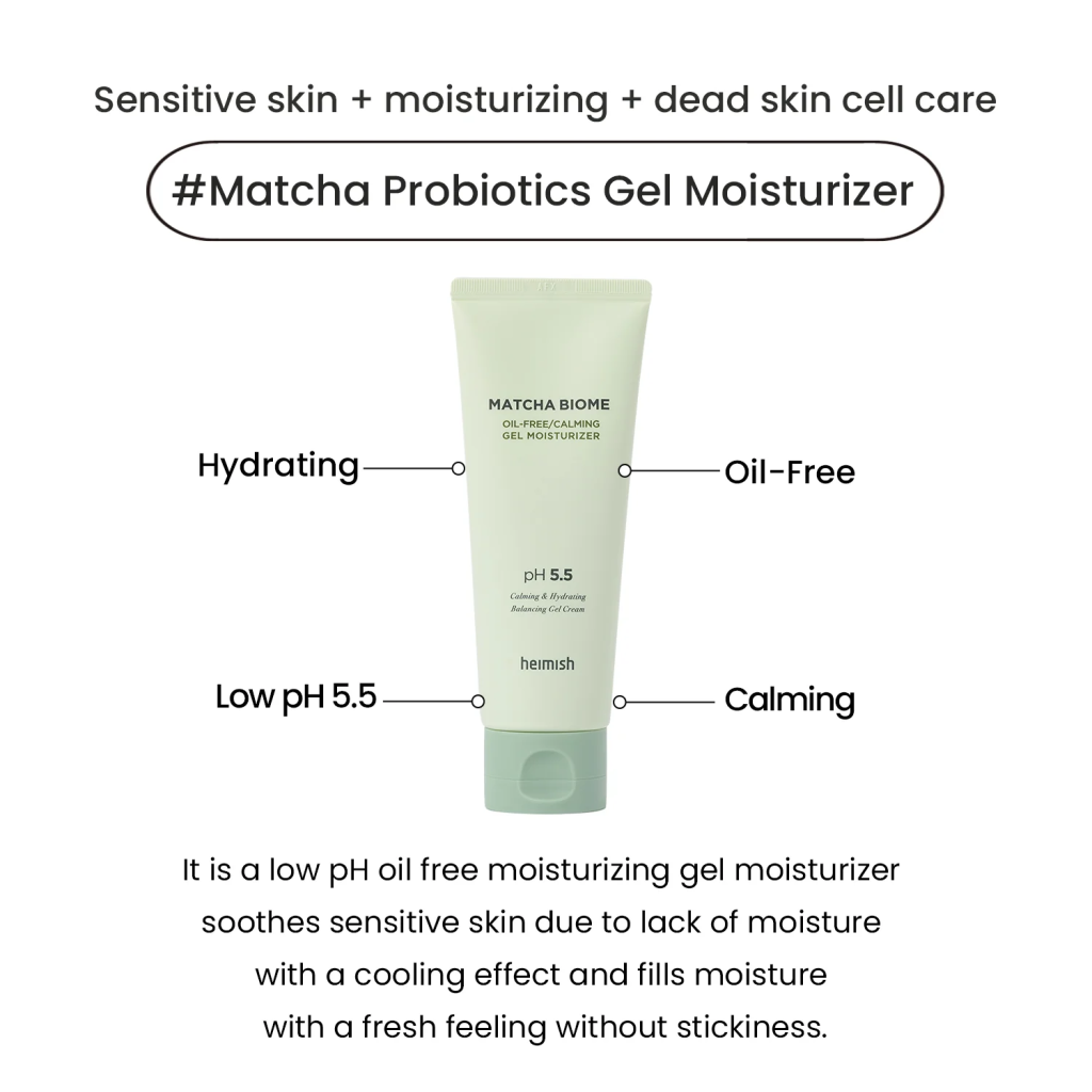 HEIMISHMatcha Biome™Oil-Free/Calming Gel Moisturizer100ml - Glow Time