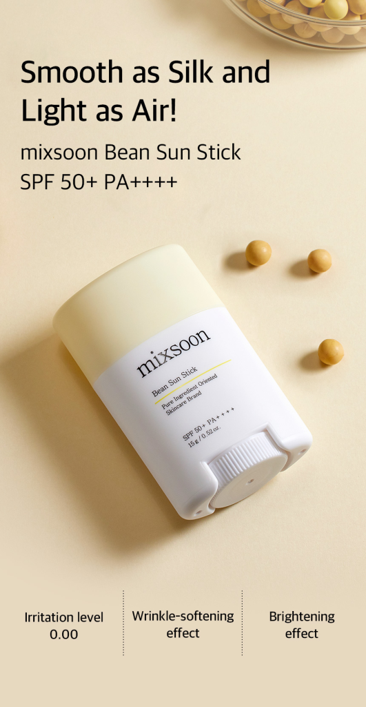 MIXSOONBean Sun StickSPF 50+ PA+++15g - Glow Time