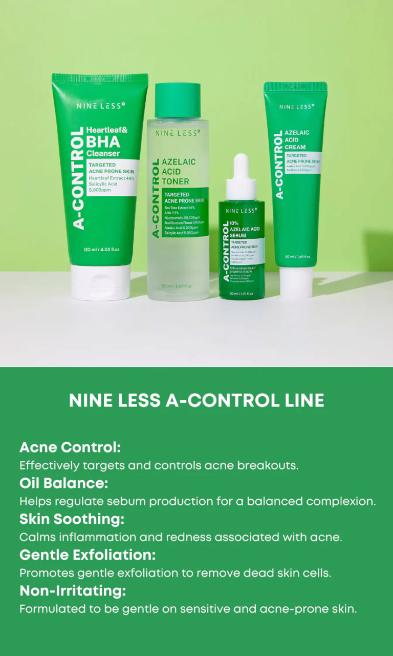 NINE LESSA-Control Azelaic Acid Cream50ml - Glow Time