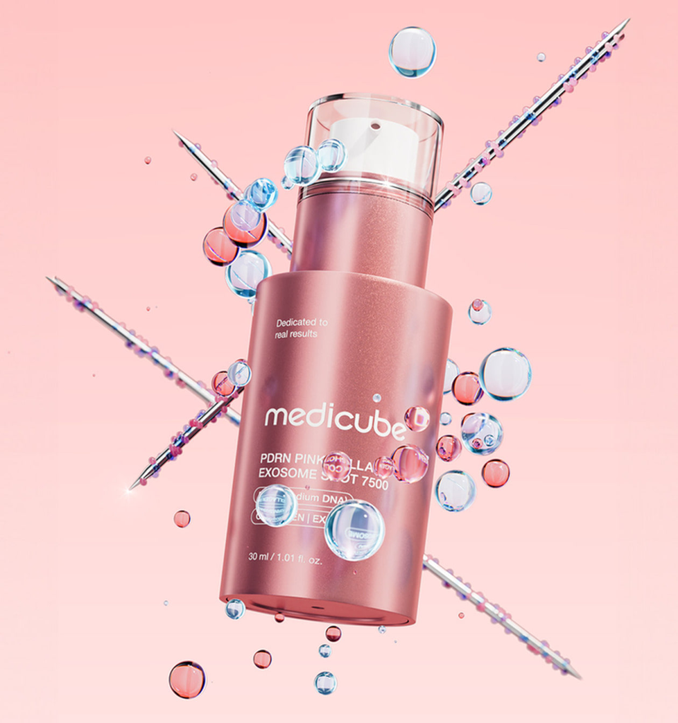 MEDICUBEPDRN Pink Collagen Exosome Shot Serum 750030ml - Glow Time