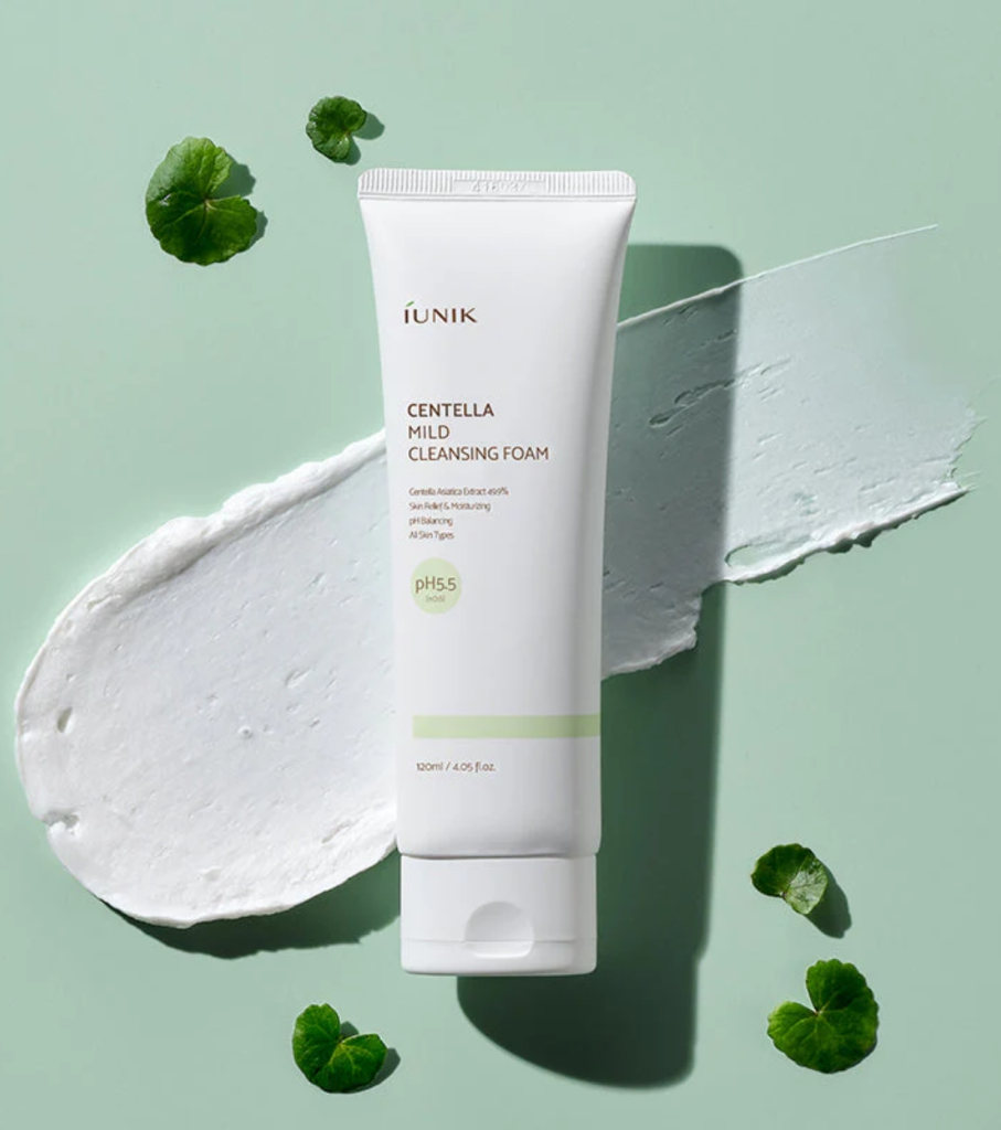 IUNIKCentella Mild Cleansing Foam120ml - Glow Time