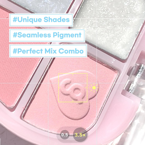 COLORGRAMTintin Dory Eyeshadow Palette06 Mochi - Glow Time